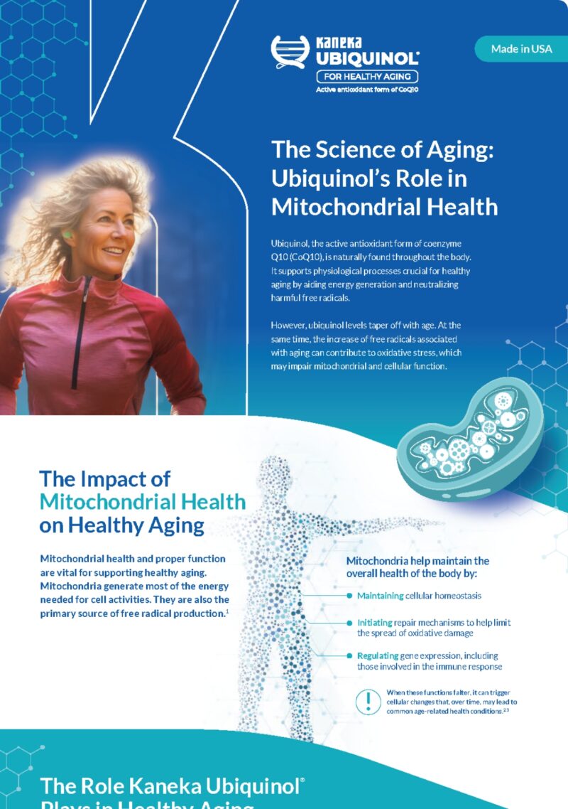 Kaneka Ubiquinol® for Healthy Aging - Kaneka Nutrients